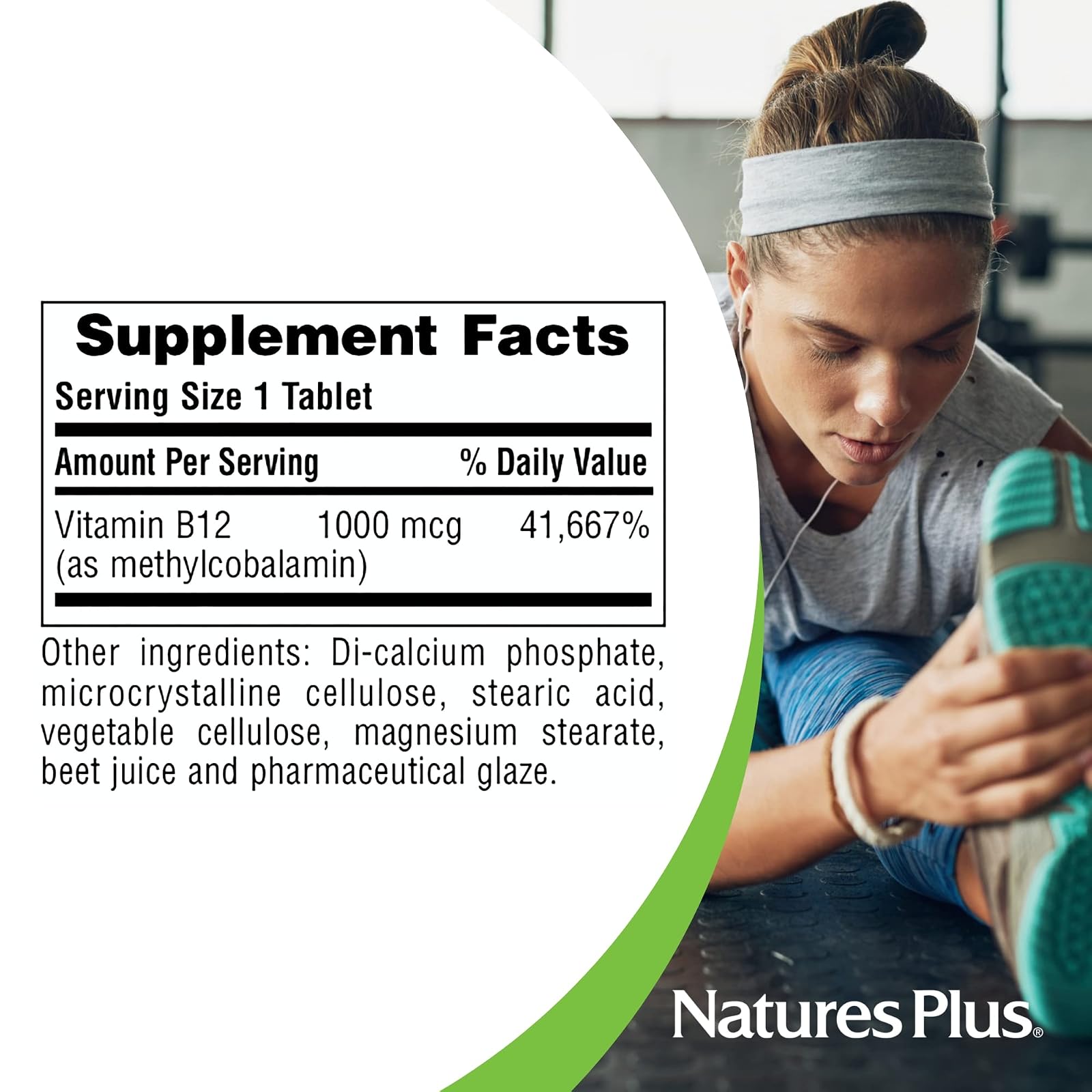 NaturesPlus B12 supplement for vegans