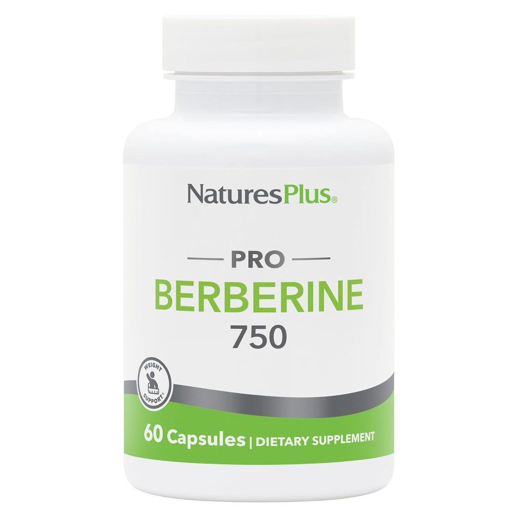 NaturesPlus berberine 750 mg capsules