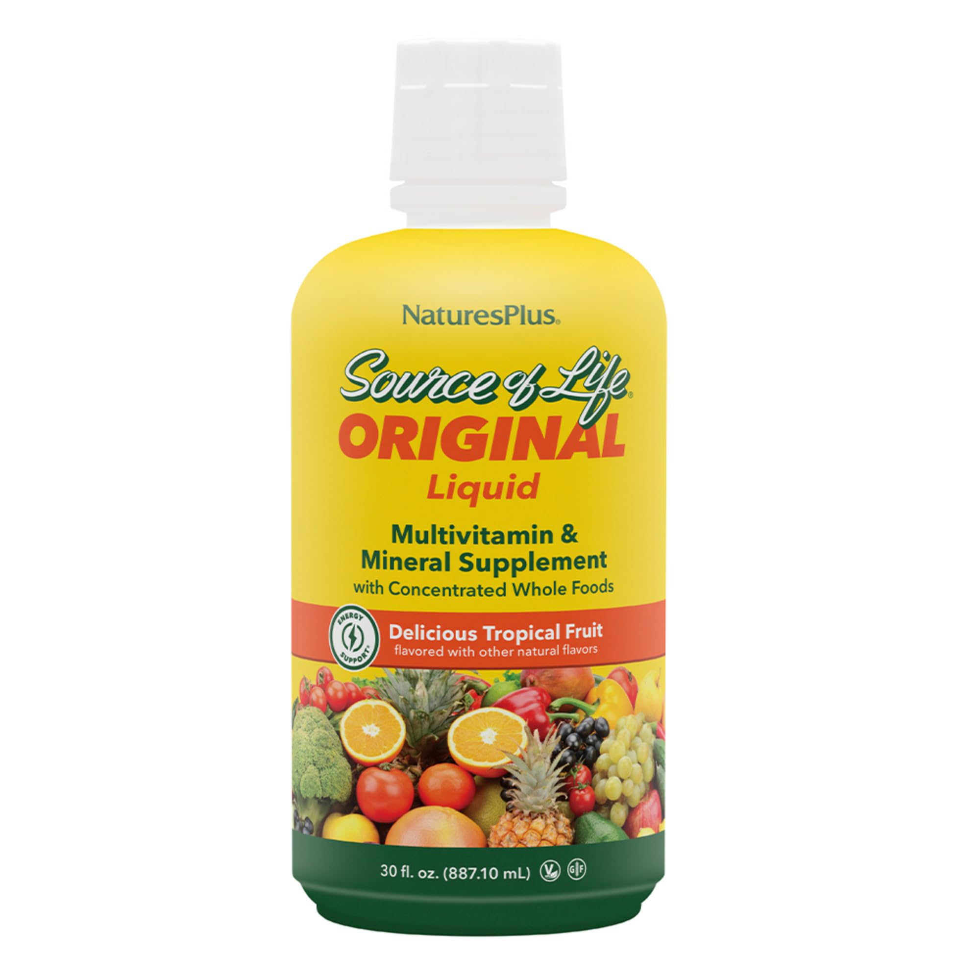 NaturesPlus blended vitamin liquid supplement