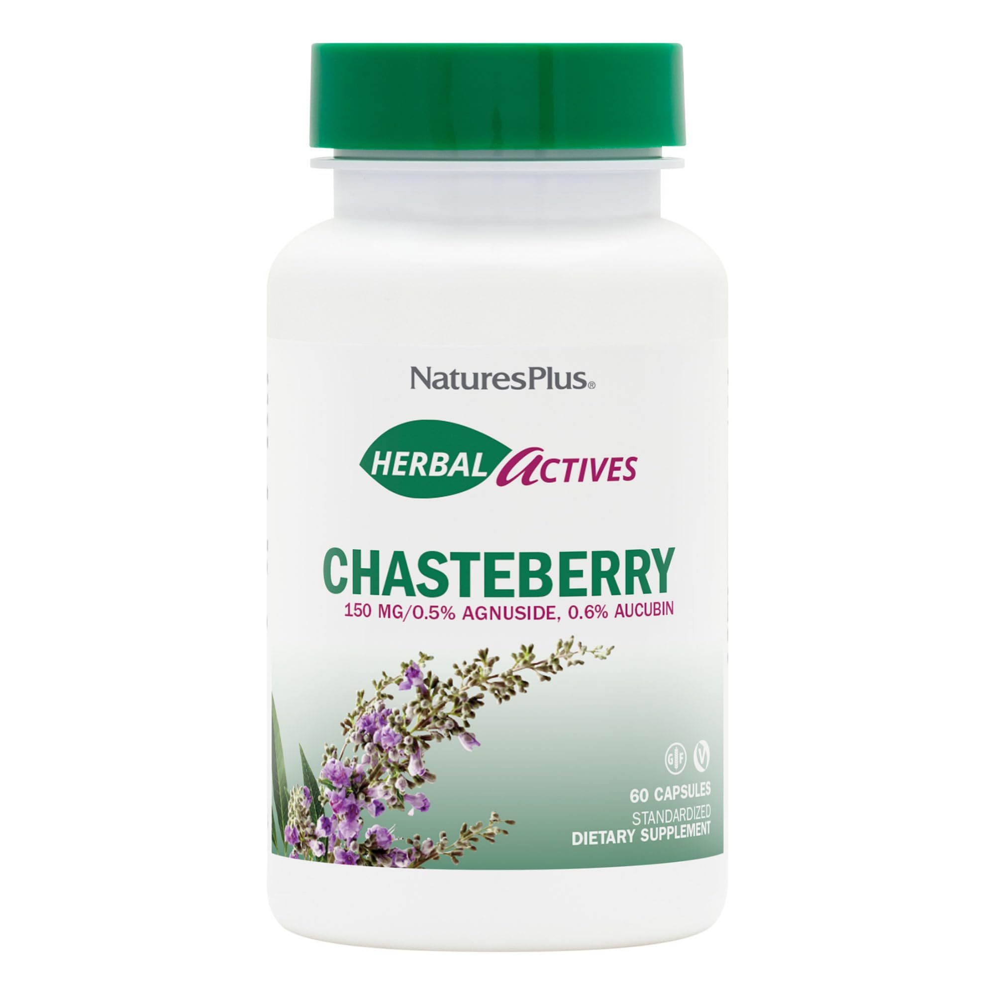 NaturesPlus Chasteberry vegan capsules