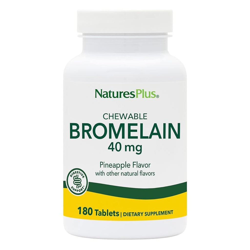 NaturesPlus chewable bromelain tablets