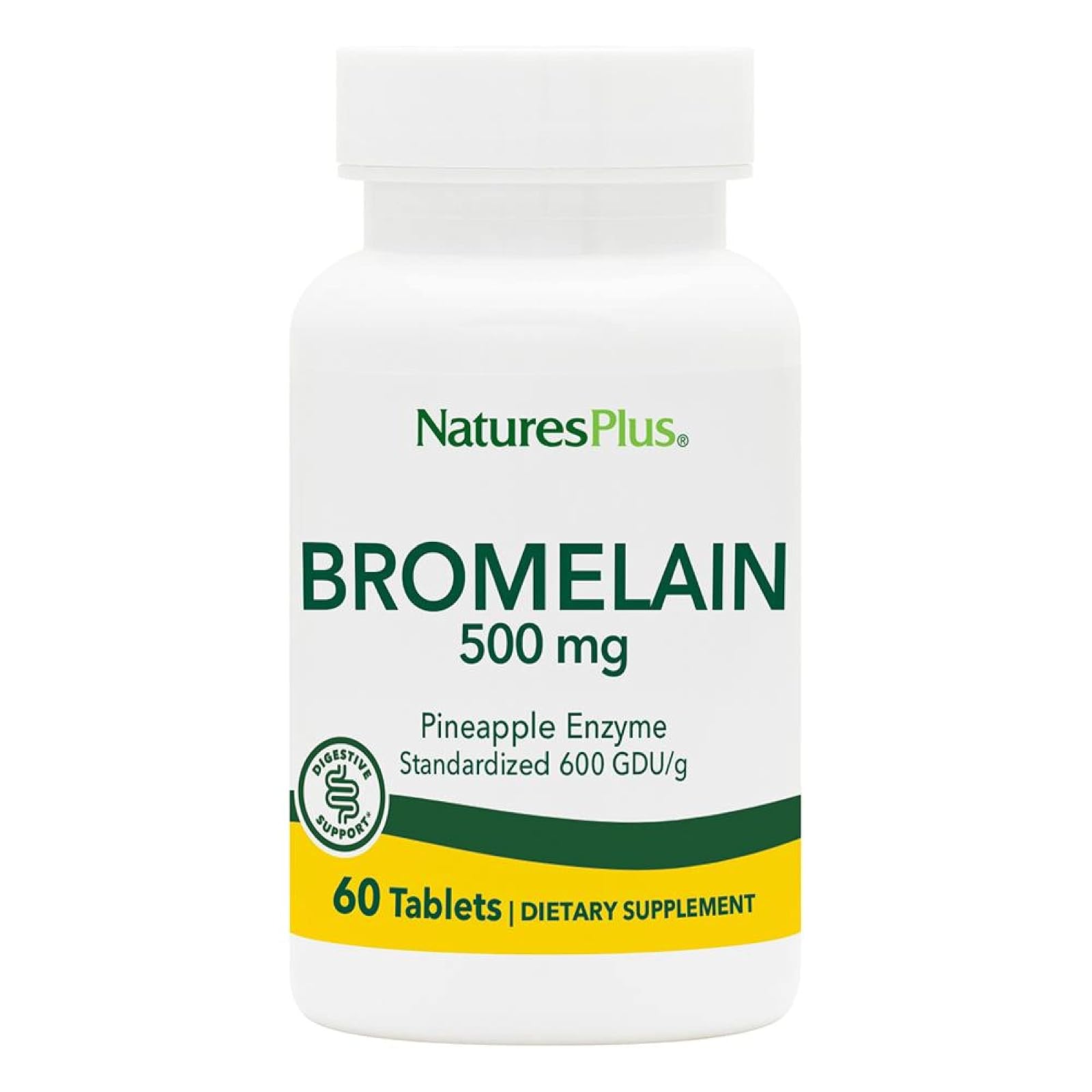 NaturesPlus chewable bromelain tablets