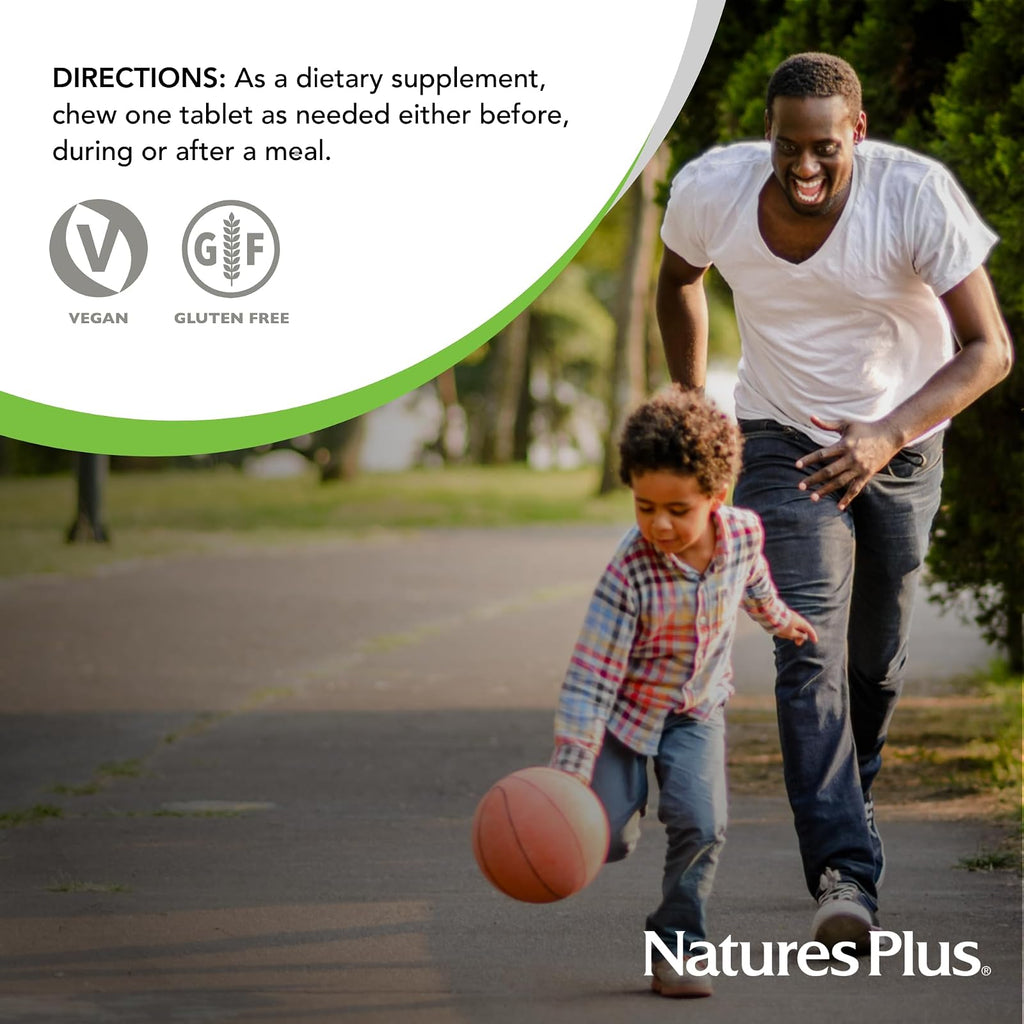 NaturesPlus chewable tablets for lactose relief