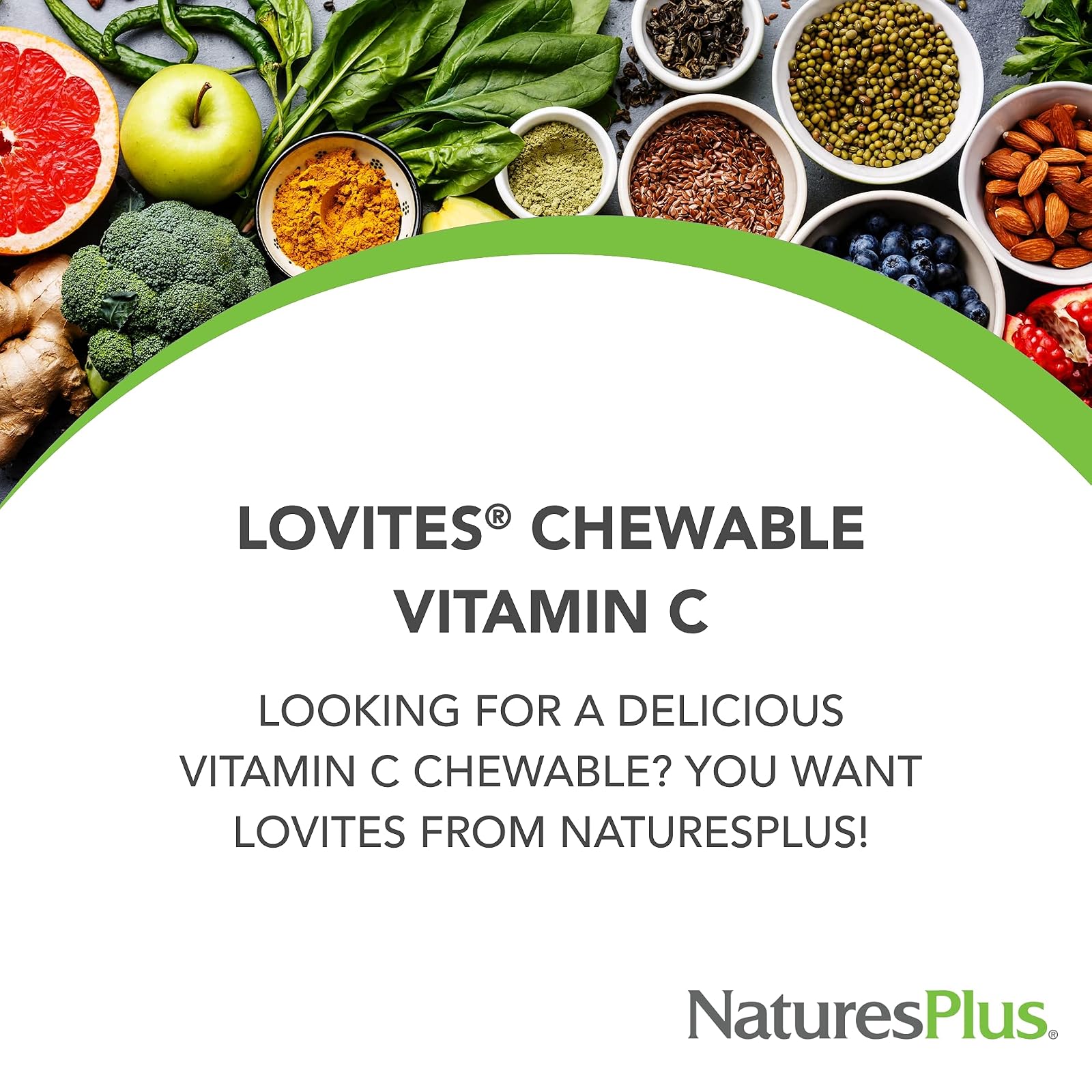 NaturesPlus chewable vitamin C for kids