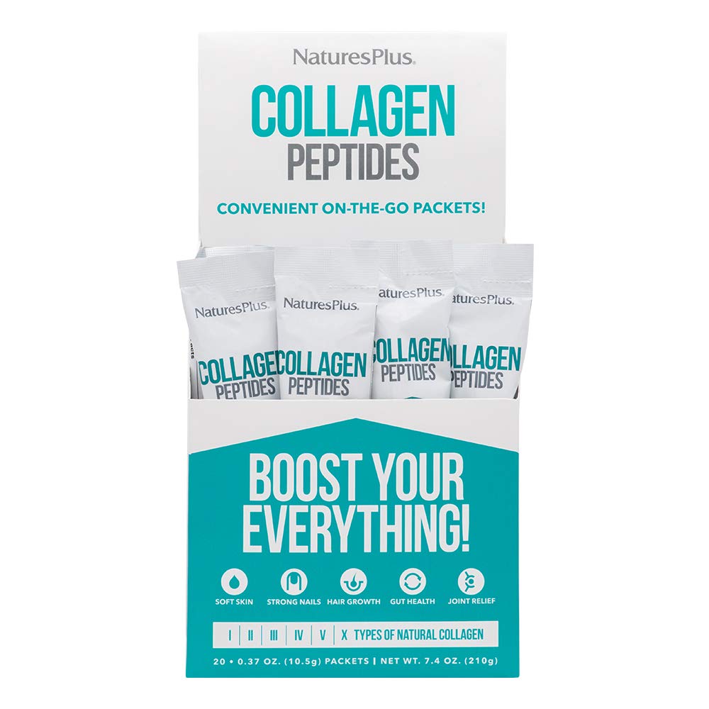 NaturesPlus collagen peptides stick packets