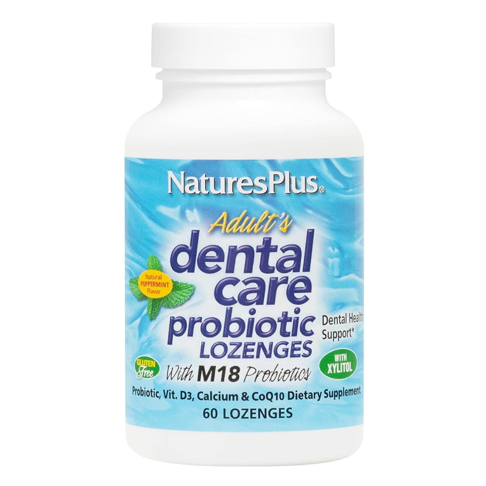 NaturesPlus dental care probiotic lozenges