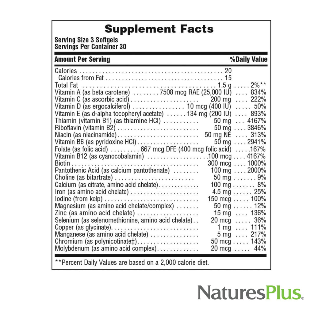 NaturesPlus health supplements for vitality