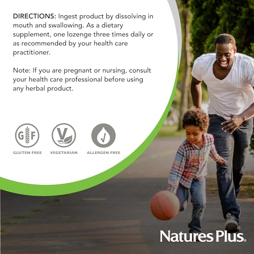NaturesPlus herbal lozenges for vitality
