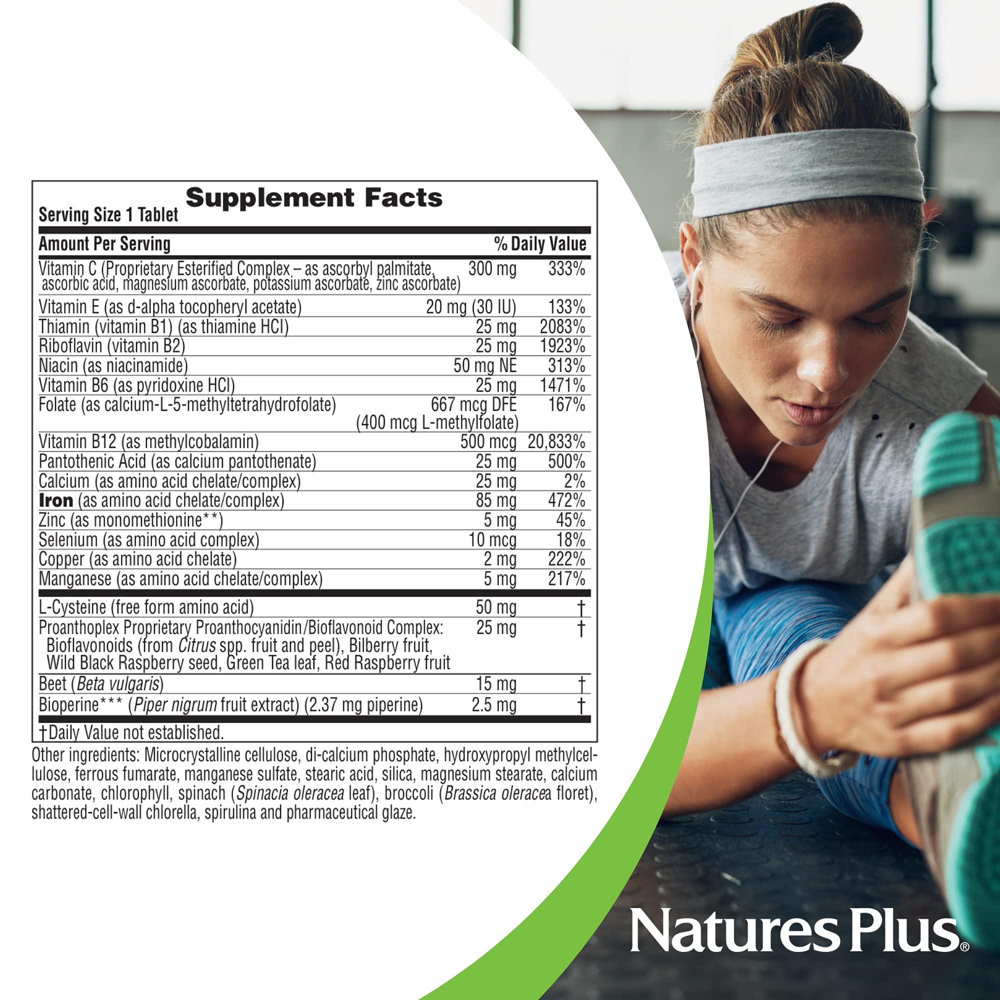 NaturesPlus iron for energy boost