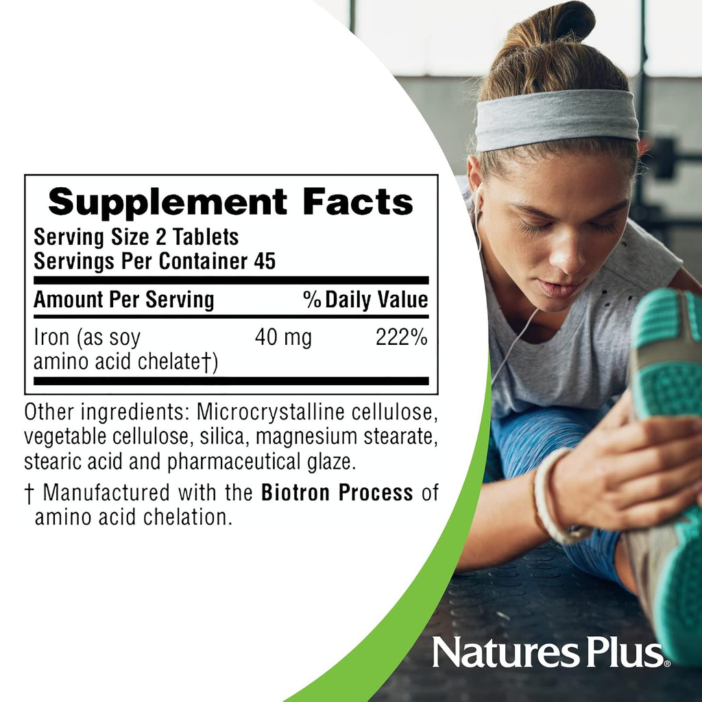 NaturesPlus Iron for enhanced immune function