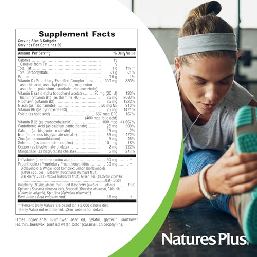 NaturesPlus iron for healthy blood