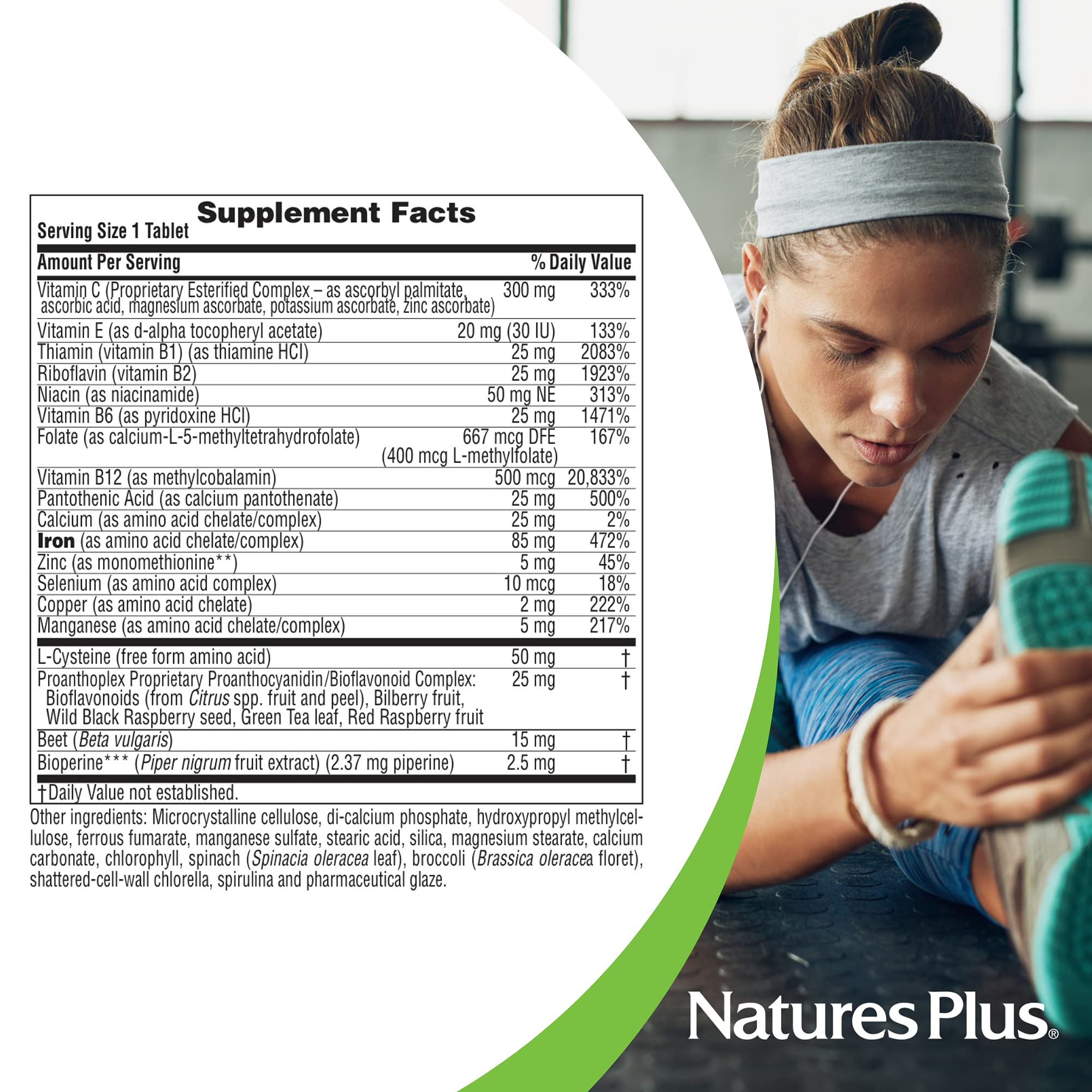 NaturesPlus iron for immune health