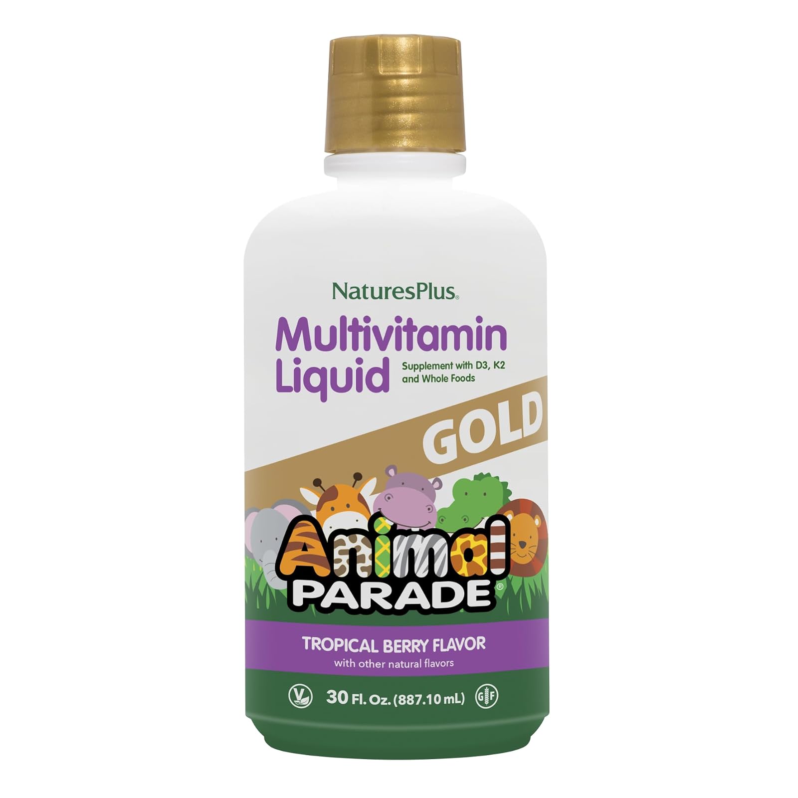 NaturesPlus kids multivitamin liquid