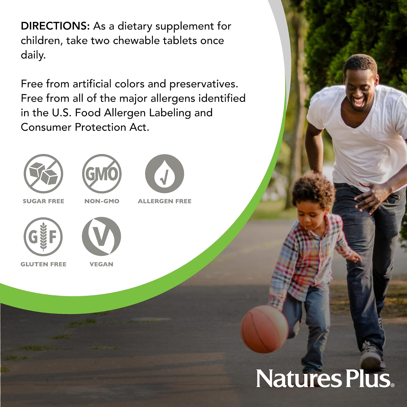 NaturesPlus kids vitamins for strong bones