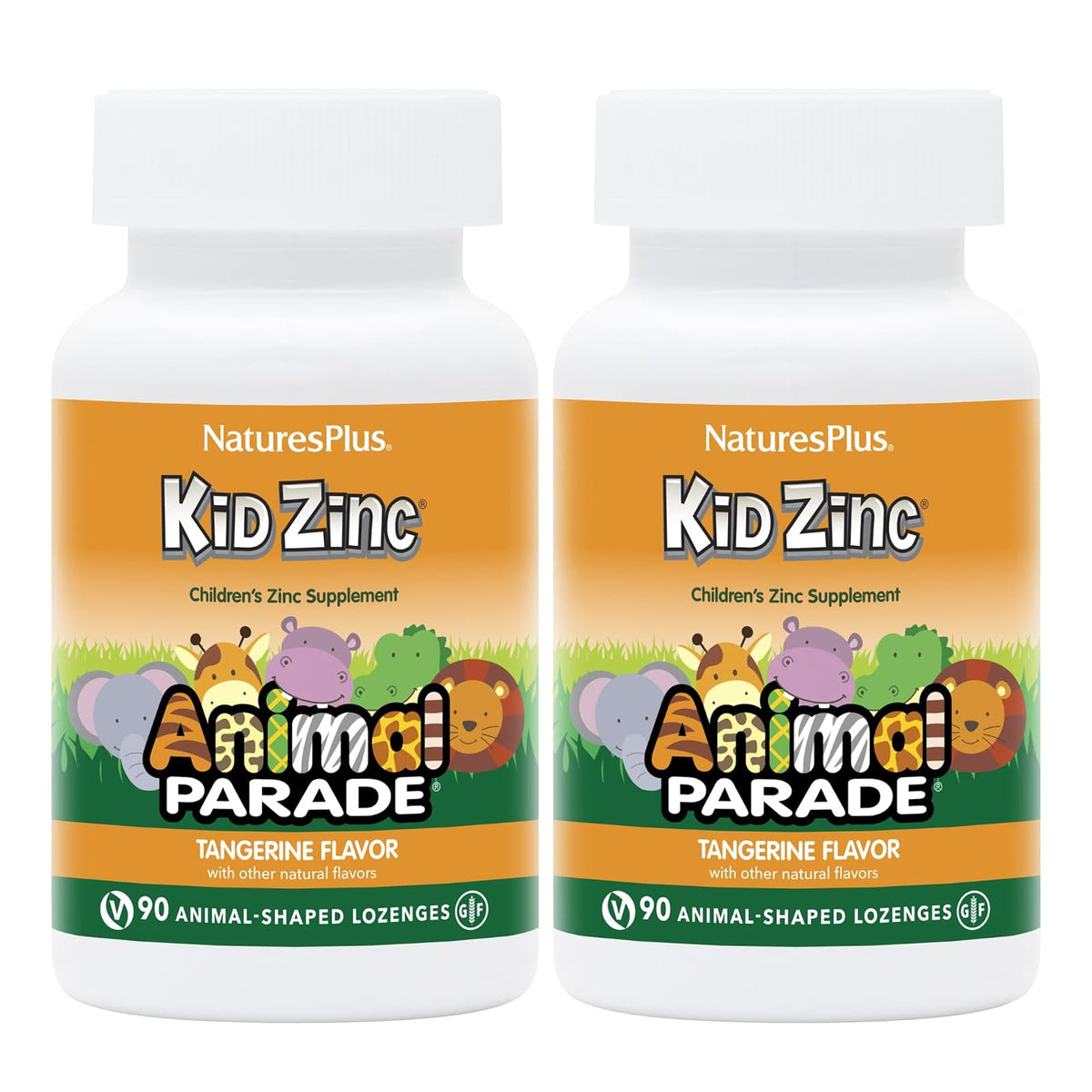 NaturesPlus KidZinc tangerine lozenges