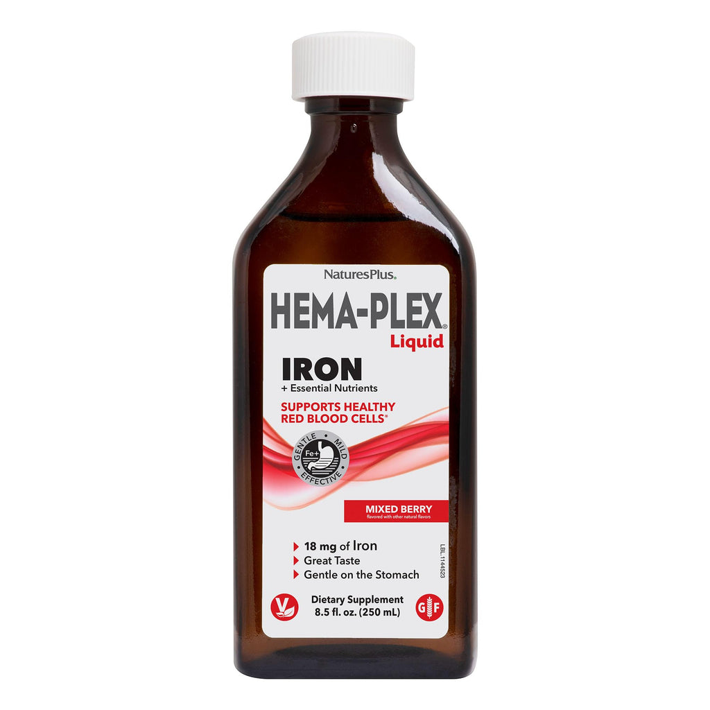 NaturesPlus liquid iron supplement