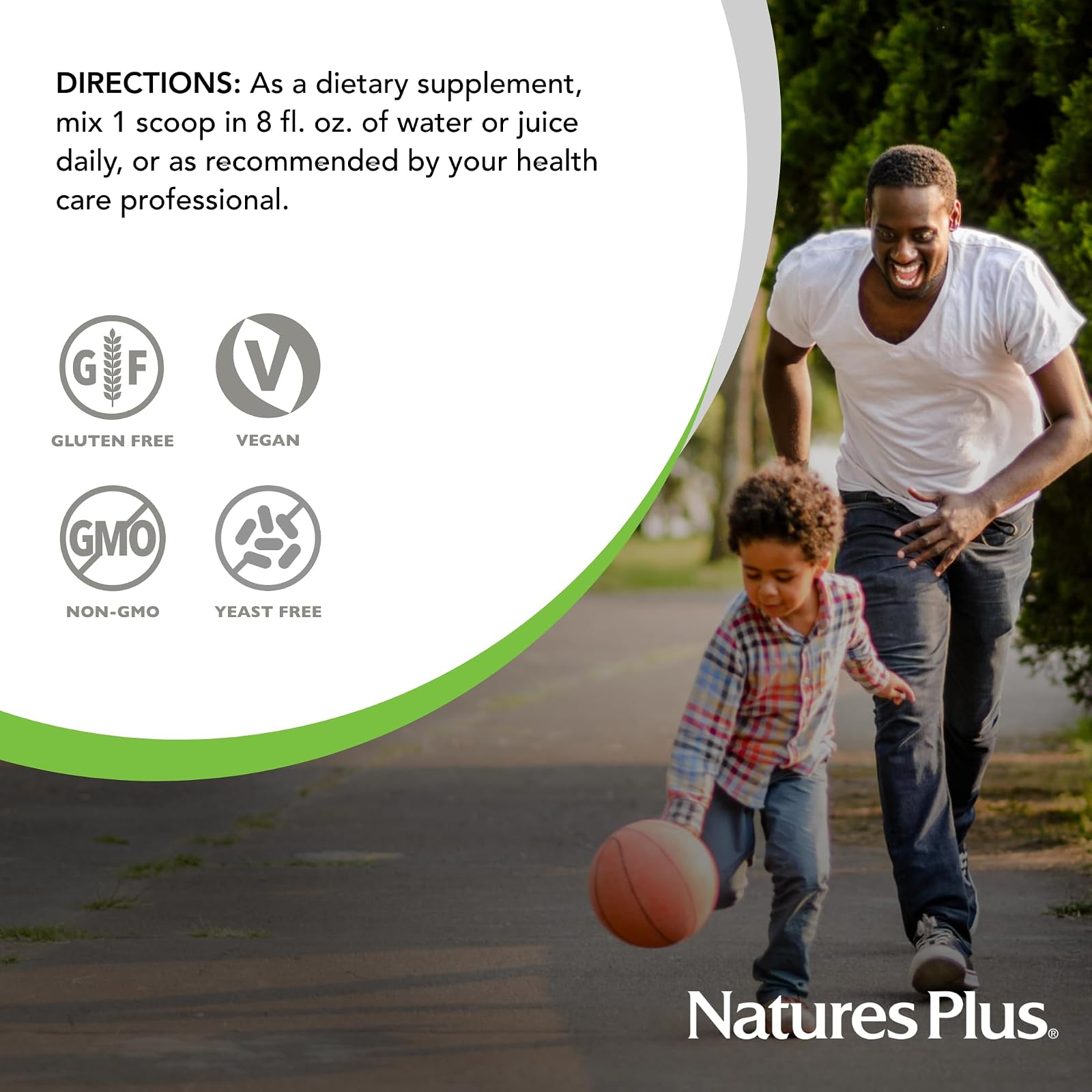 NaturesPlus magnesium powder for muscle health
