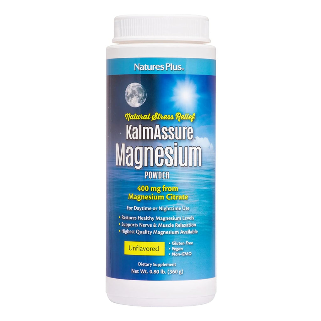 NaturesPlus magnesium powder for relaxation