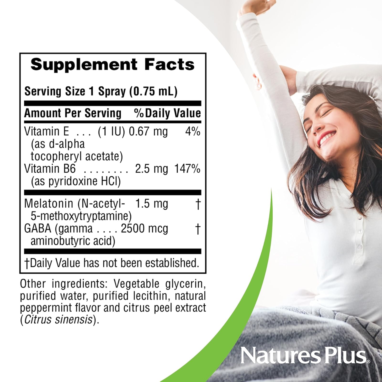 NaturesPlus melatonin 2 fl oz pack