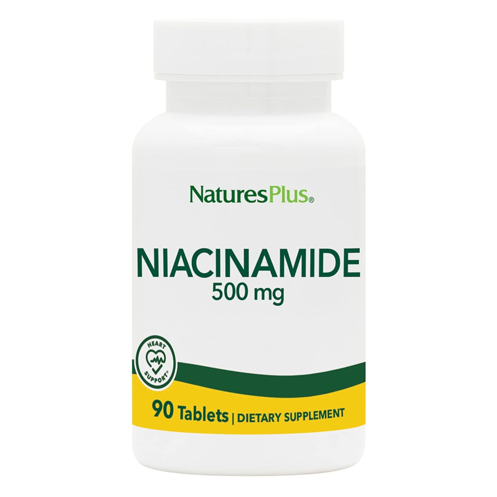 NaturesPlus Niacinamide 500 mg tablets