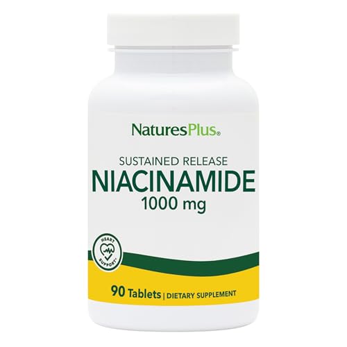 NaturesPlus Niacinamide vitamin B3 tablets