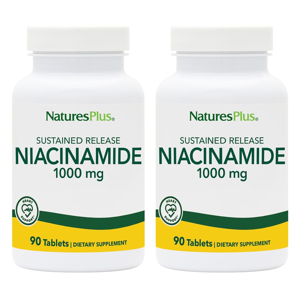 NaturesPlus Niacinamide vitamin B3 tablets