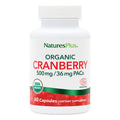 NaturesPlus organic cranberry capsules
