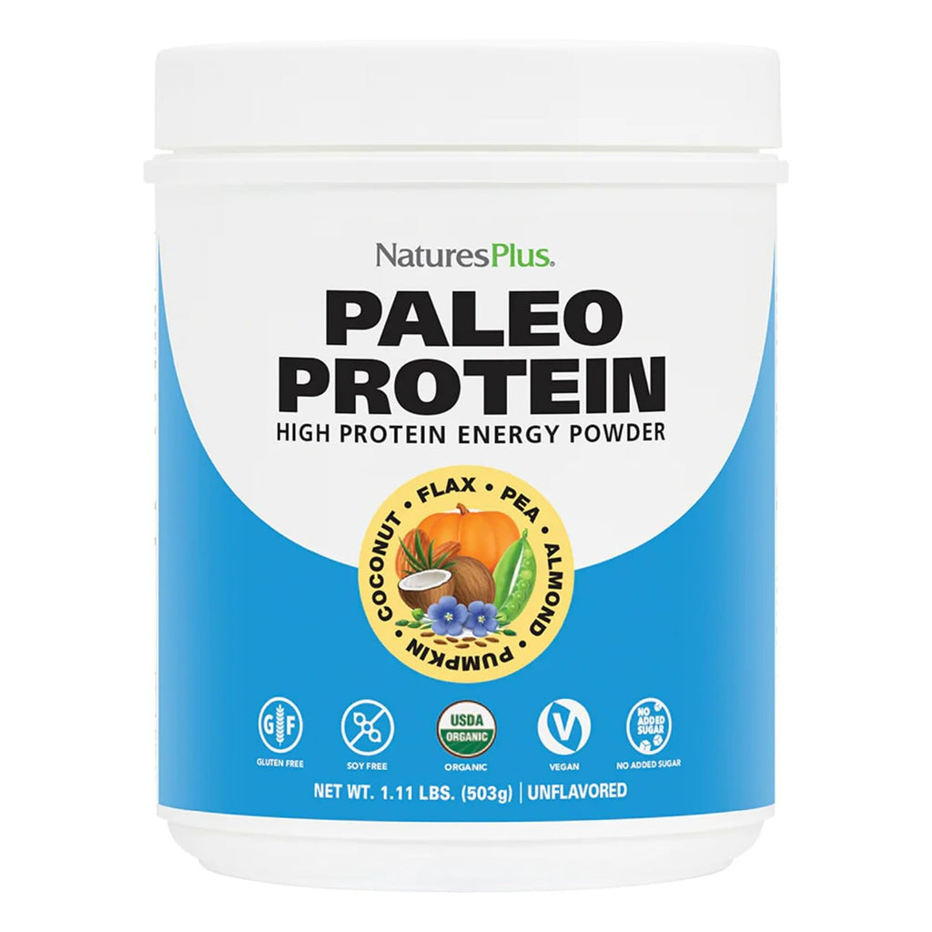 NaturesPlus organic paleo protein powder