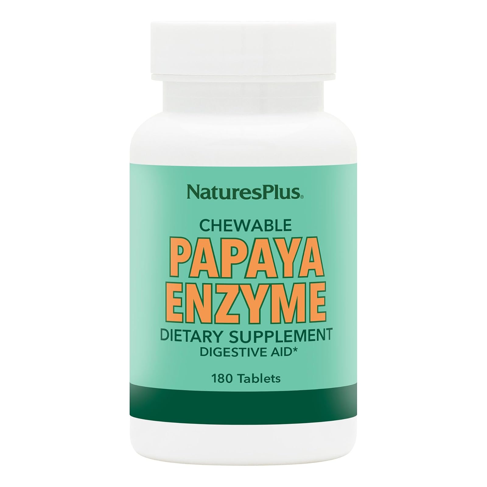 NaturesPlus papaya enzyme chewable tablets