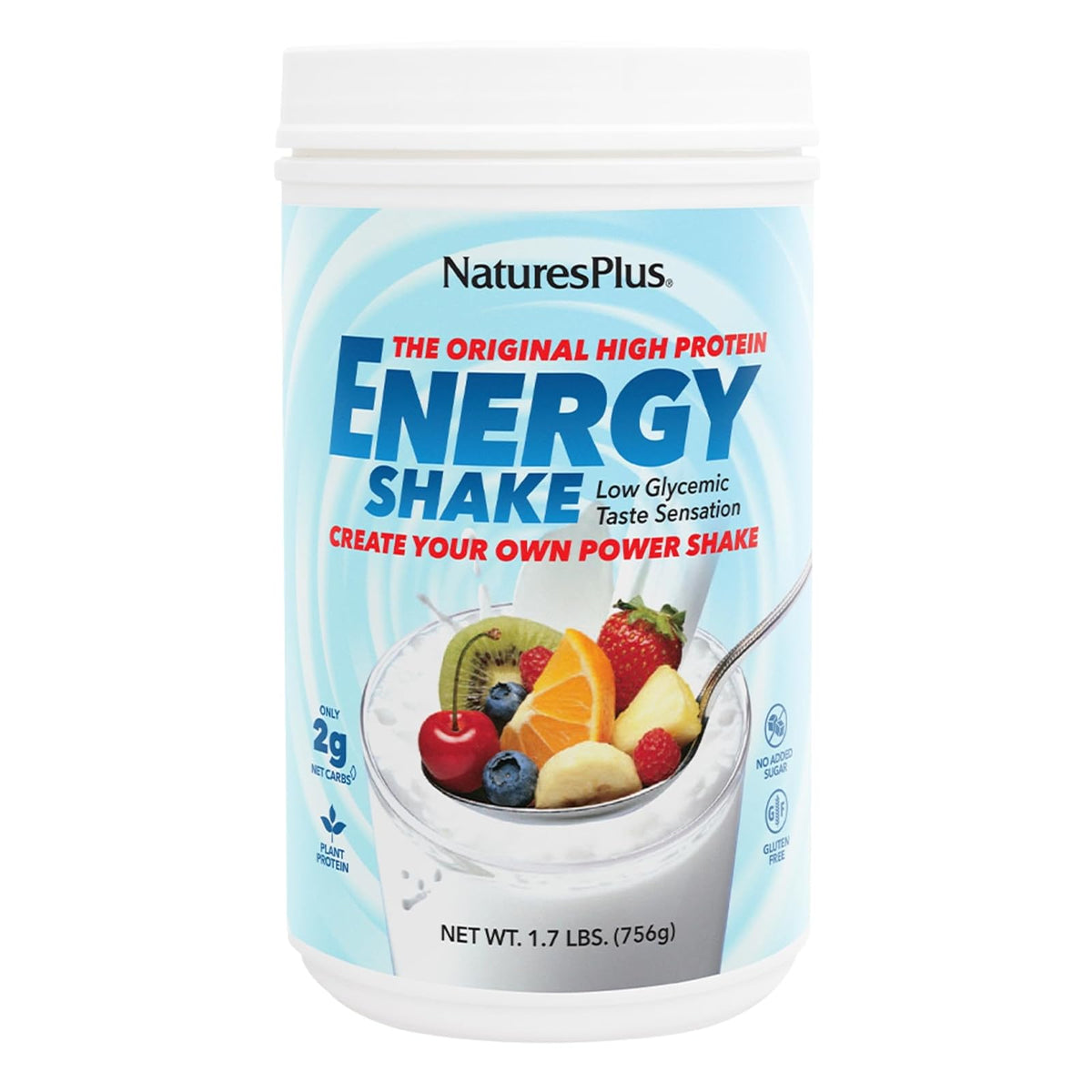 NaturesPlus plant protein energy shake