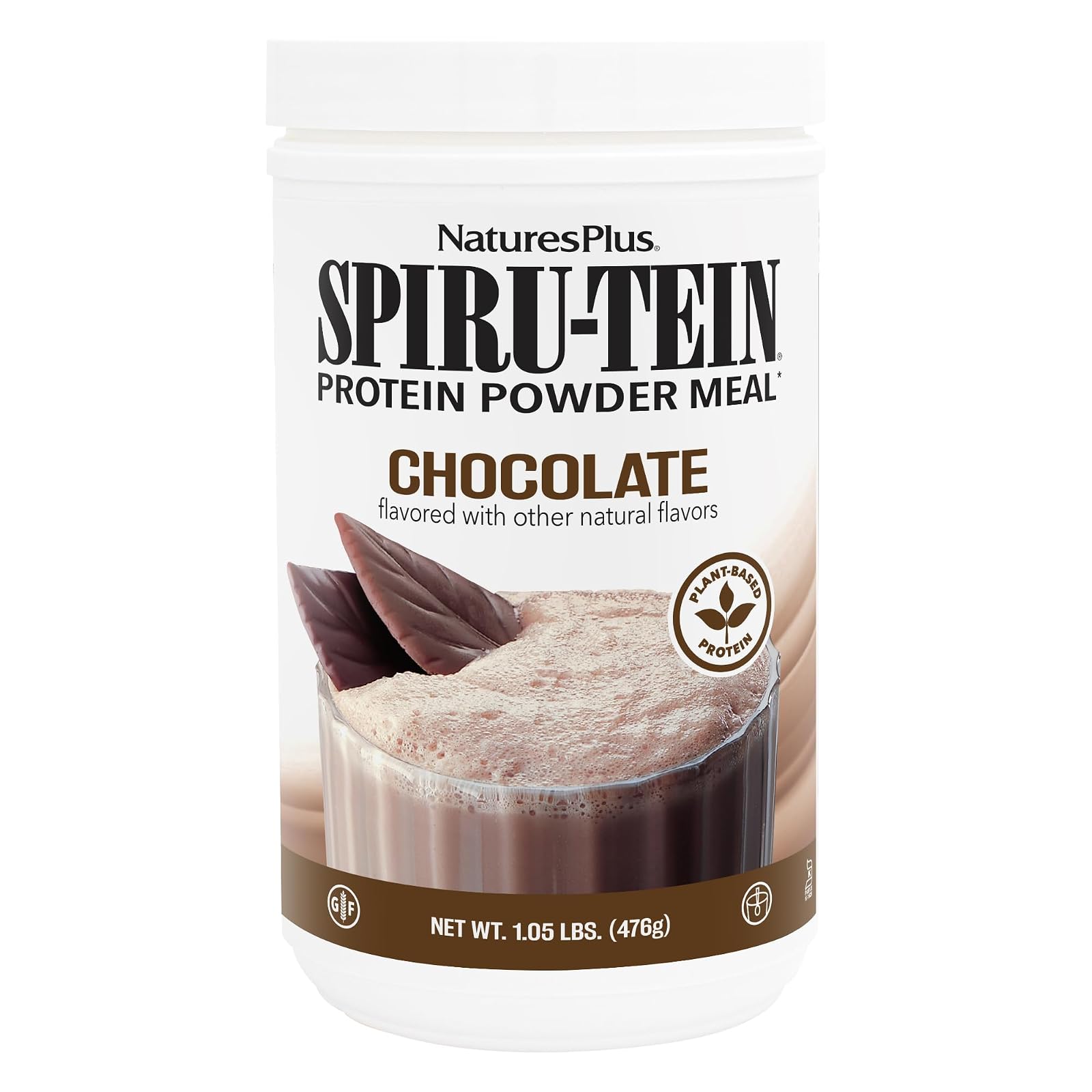 NaturesPlus plant protein shake chocolate