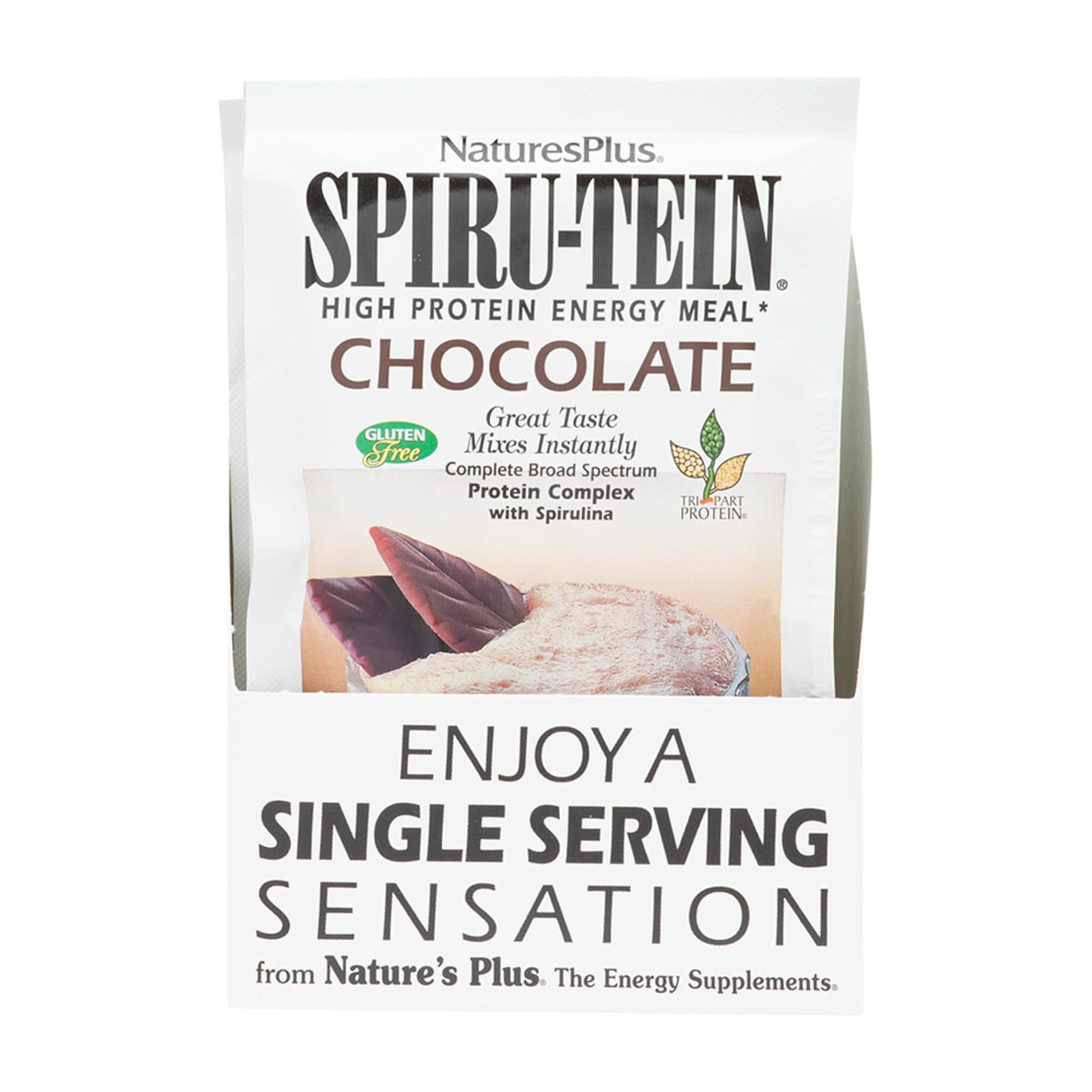 NaturesPlus plant protein shake packets