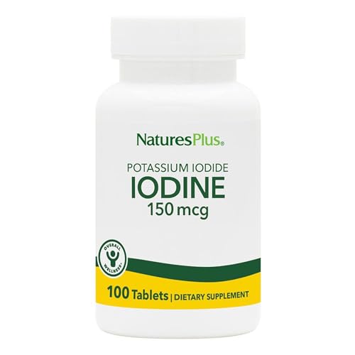 NaturesPlus potassium iodide vegan tablets
