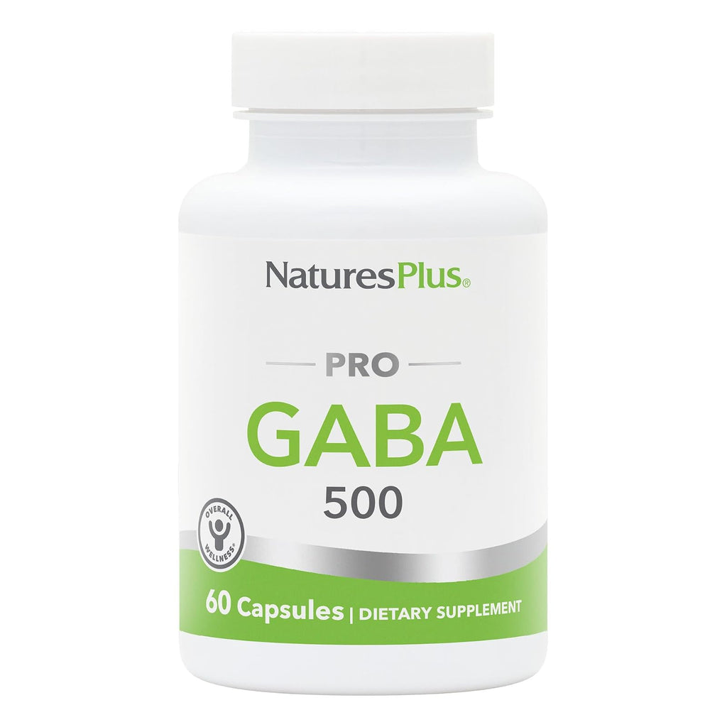 NaturesPlus PRO GABA 500 mg capsules
