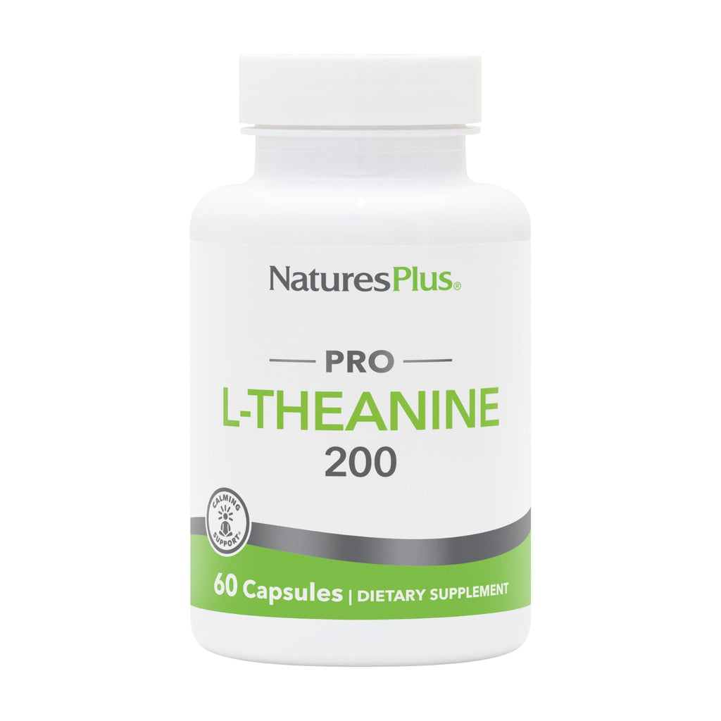 NaturesPlus PRO L-Theanine vegan capsules