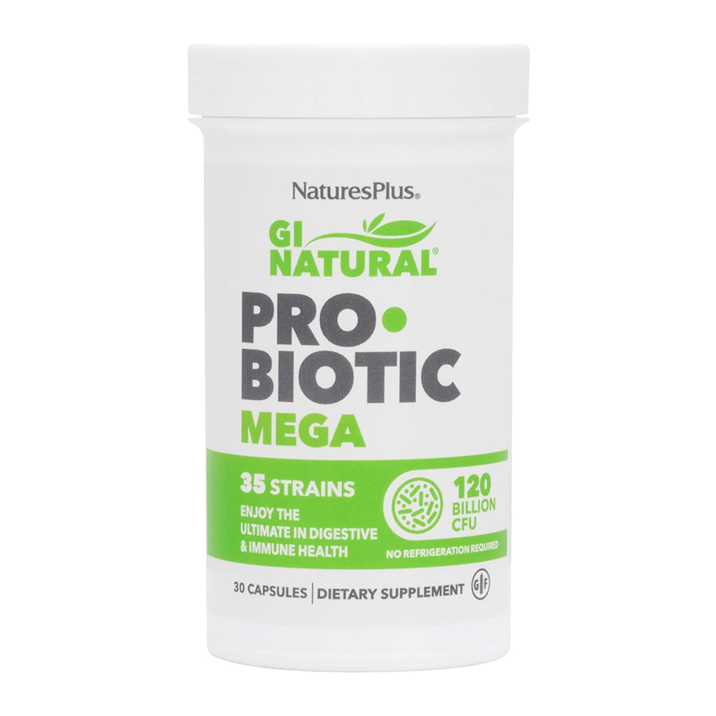 NaturesPlus probiotic capsules for digestion