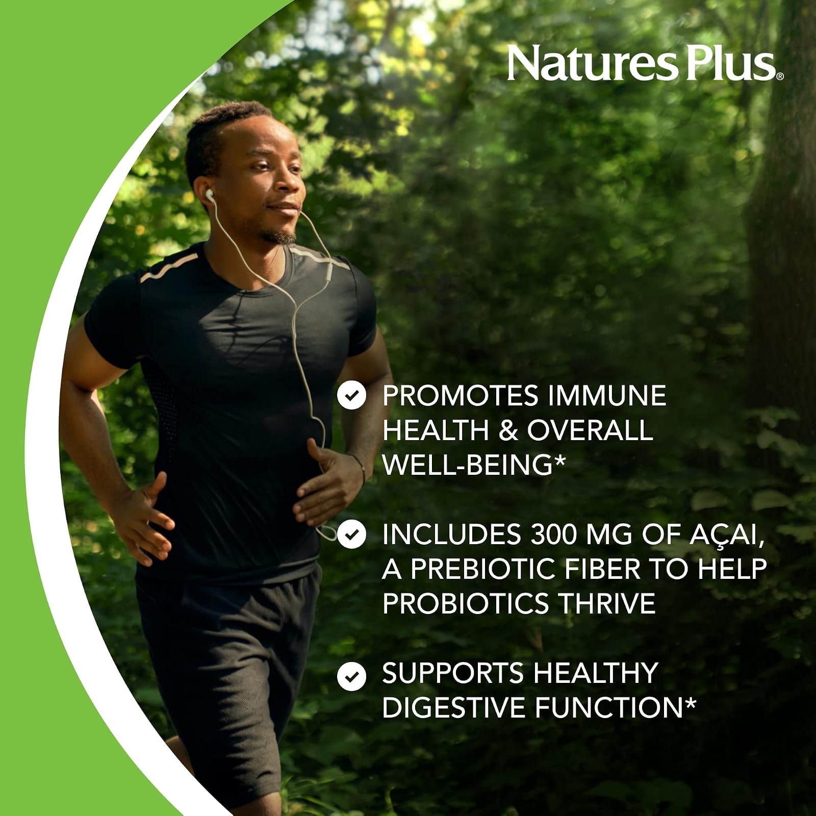 NaturesPlus probiotics for men wellness