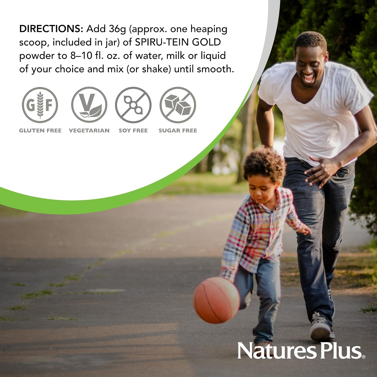 NaturesPlus protein powder for energy