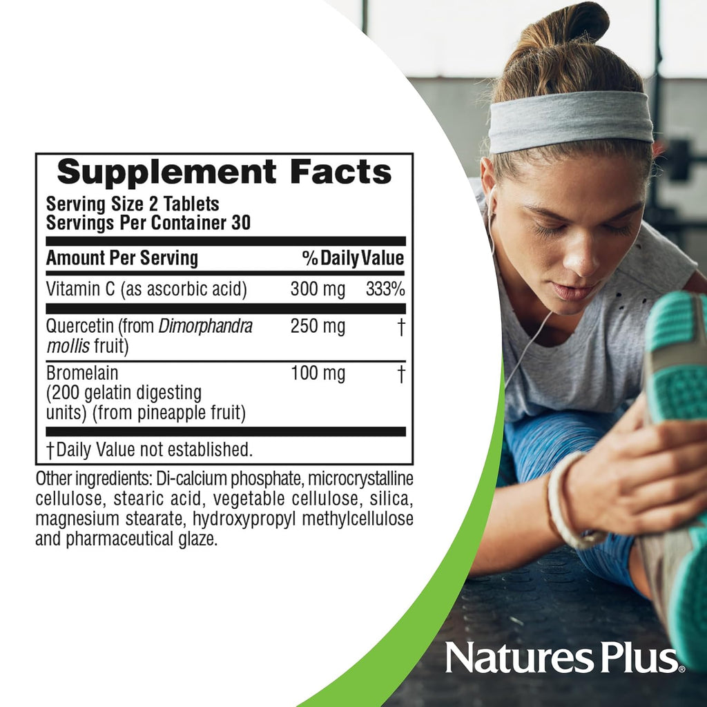 NaturesPlus Quercetin Plus antioxidant properties