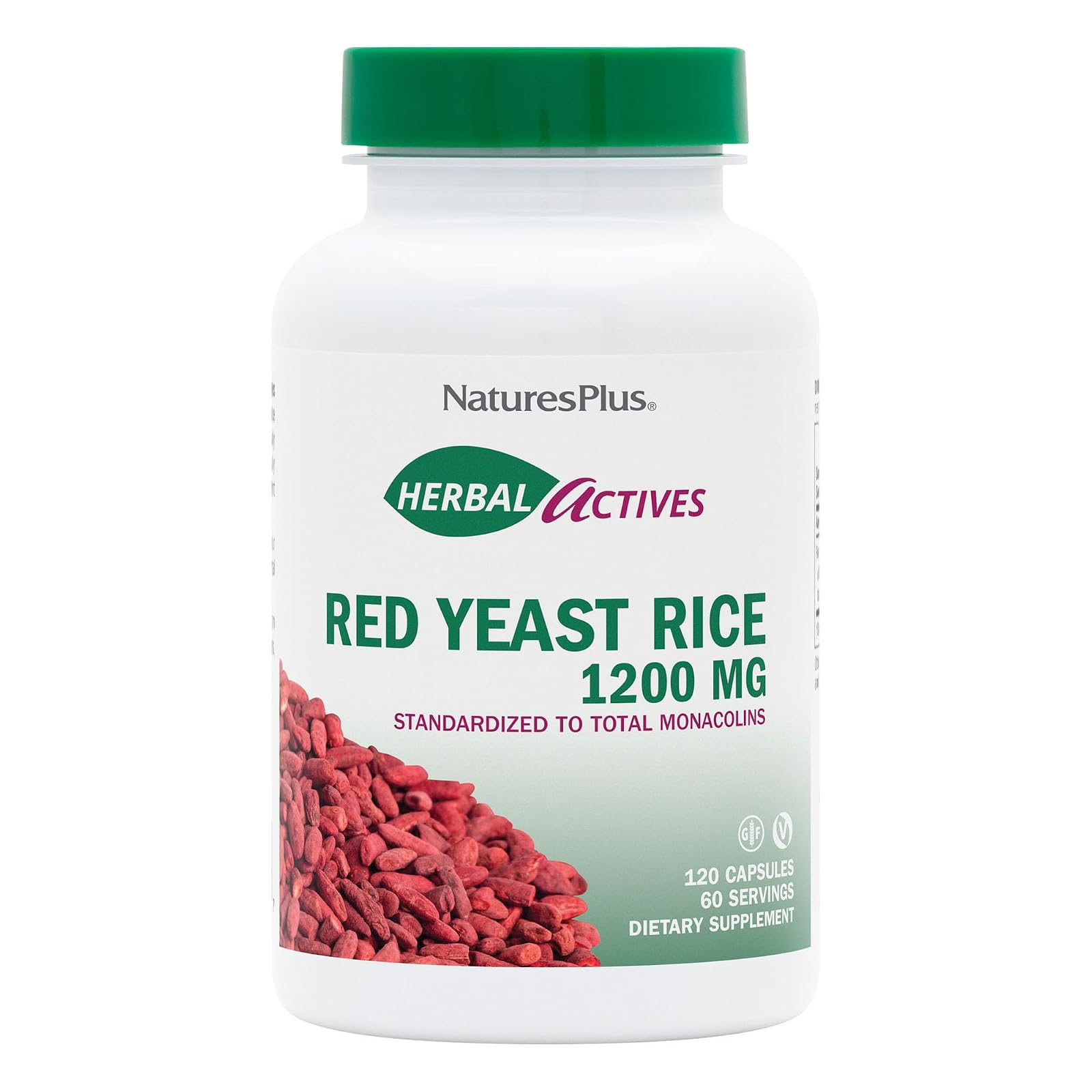 NaturesPlus red yeast rice capsules