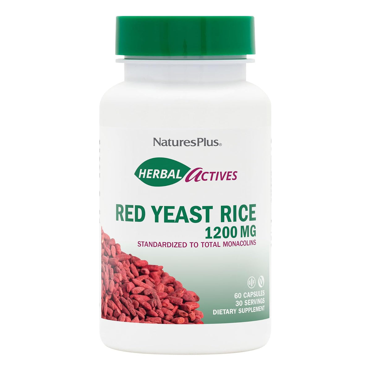 NaturesPlus red yeast rice capsules
