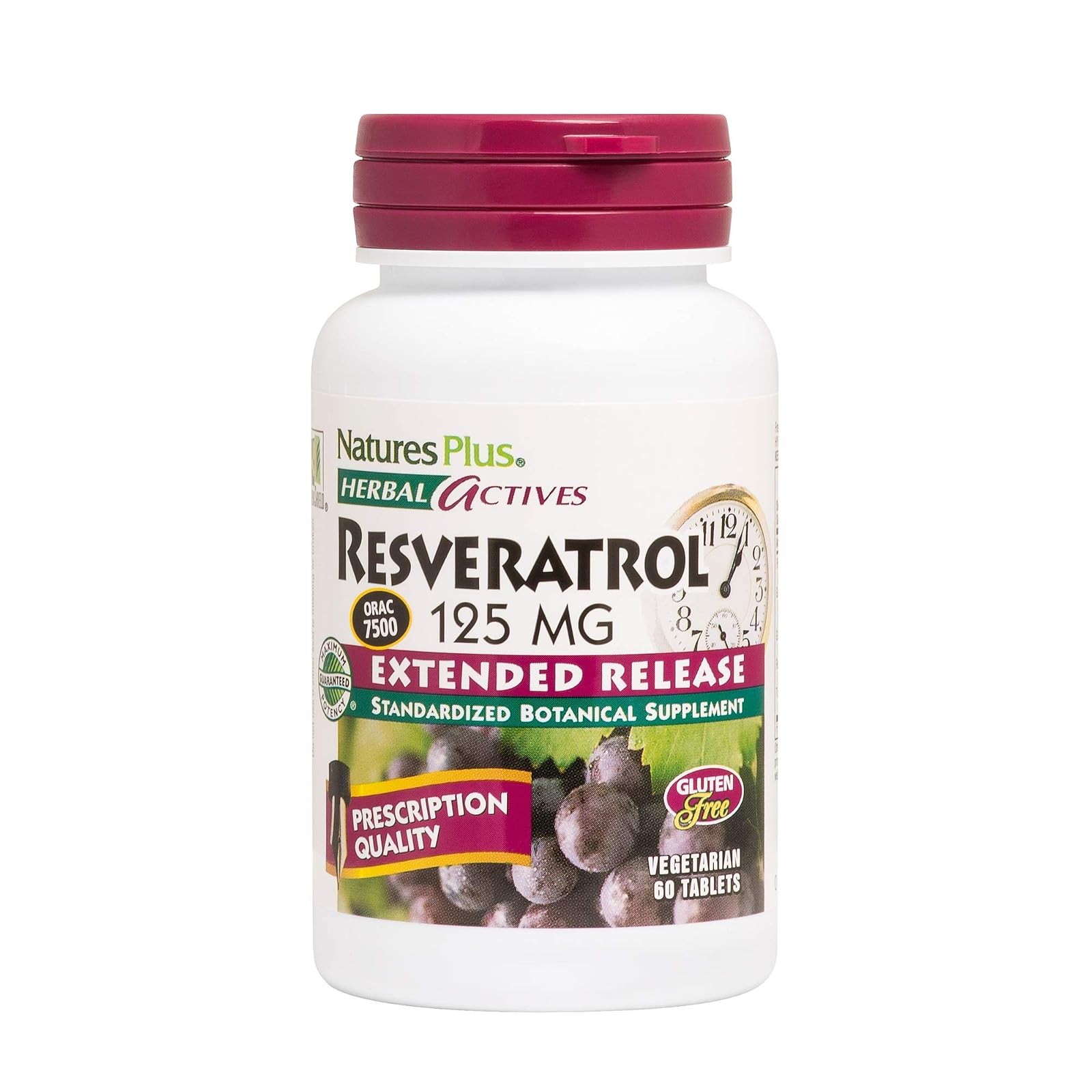 NaturesPlus Resveratrol antioxidant tablets