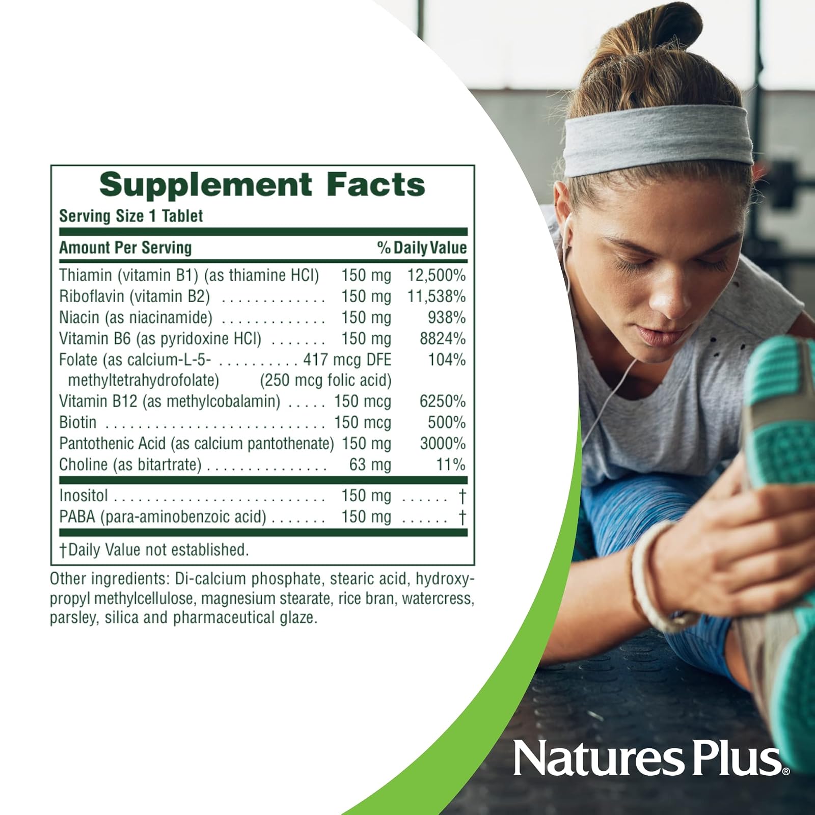 NaturesPlus vitamin B for wellness