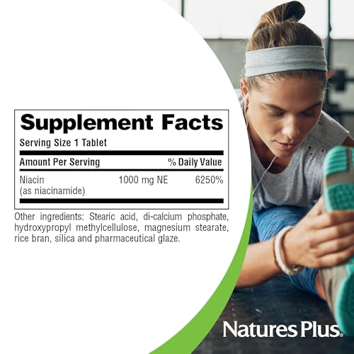 NaturesPlus vitamin B3 for overall wellness