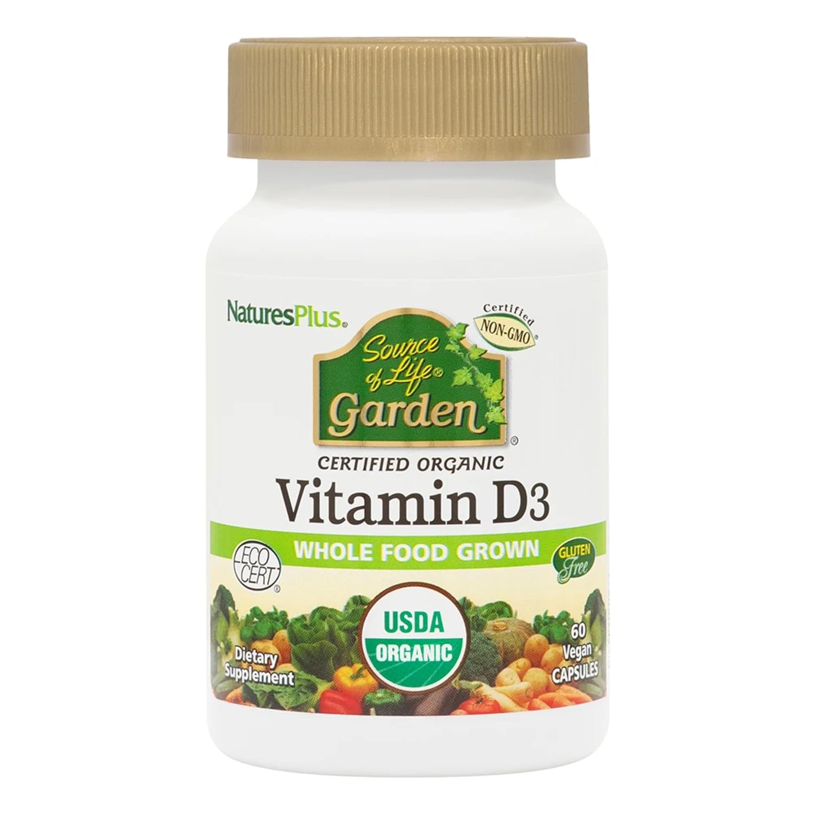 NaturesPlus vitamin D3 2000 IU capsules