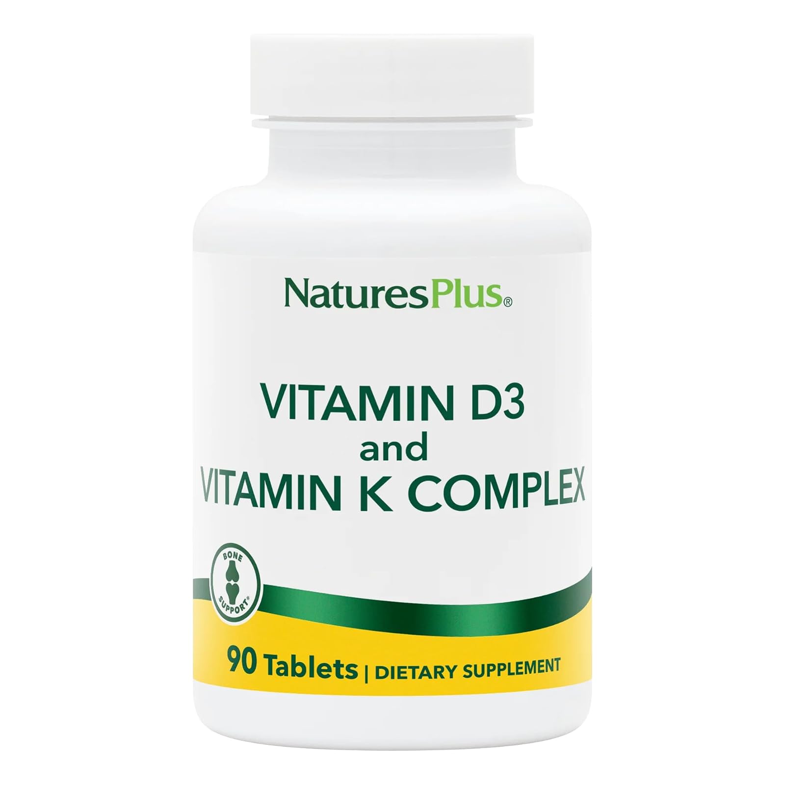 NaturesPlus vitamin D3 K2 tablets