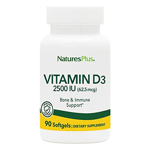 NaturesPlus vitamin D3 softgels