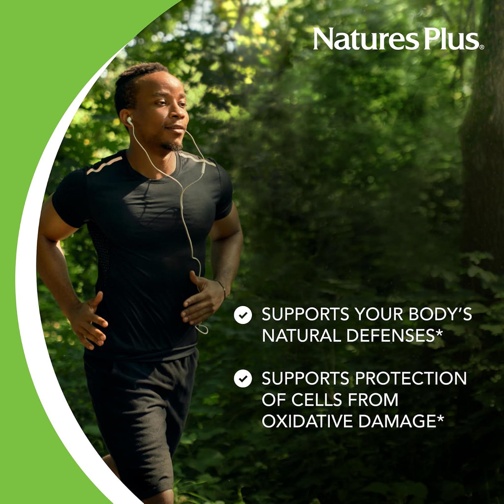 NaturesPlus vitamin E antioxidant benefits