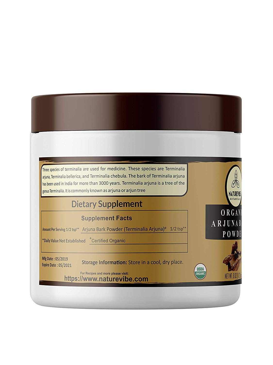naturevibe arjuna powder for digestion