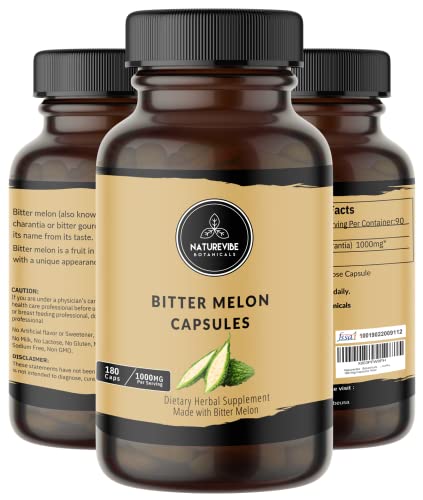 Naturevibe Botanicals Bitter Melon Capsules benefits